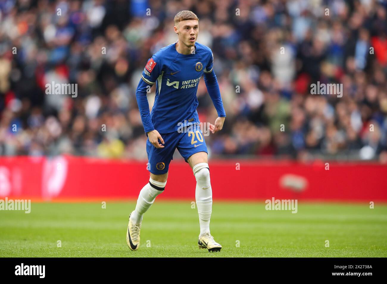 Cole Palmer of Chelsea during the Emirates FA Cup Semi-Final match ...