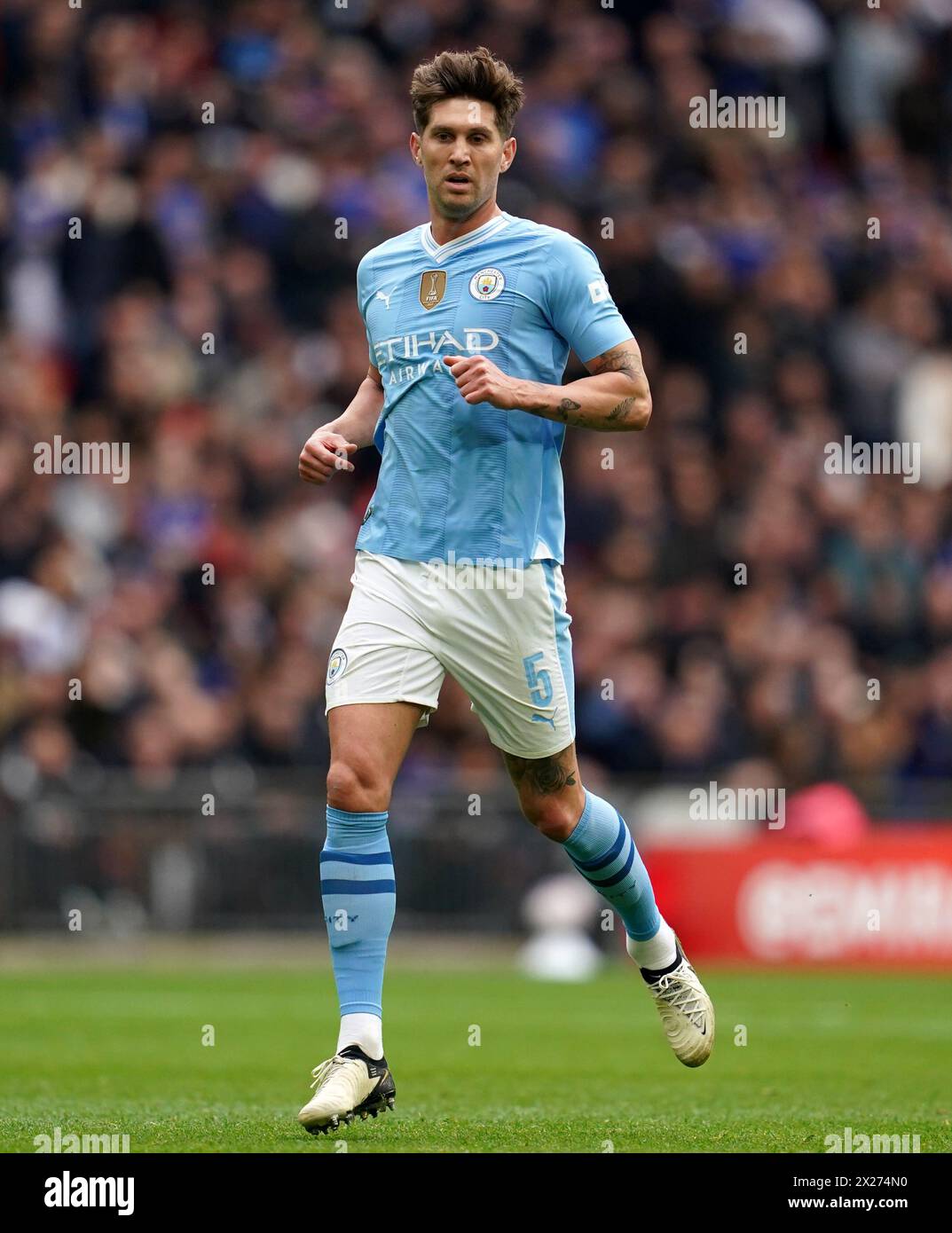 John stones manchester city 2024 fa cup hi-res stock photography and ...