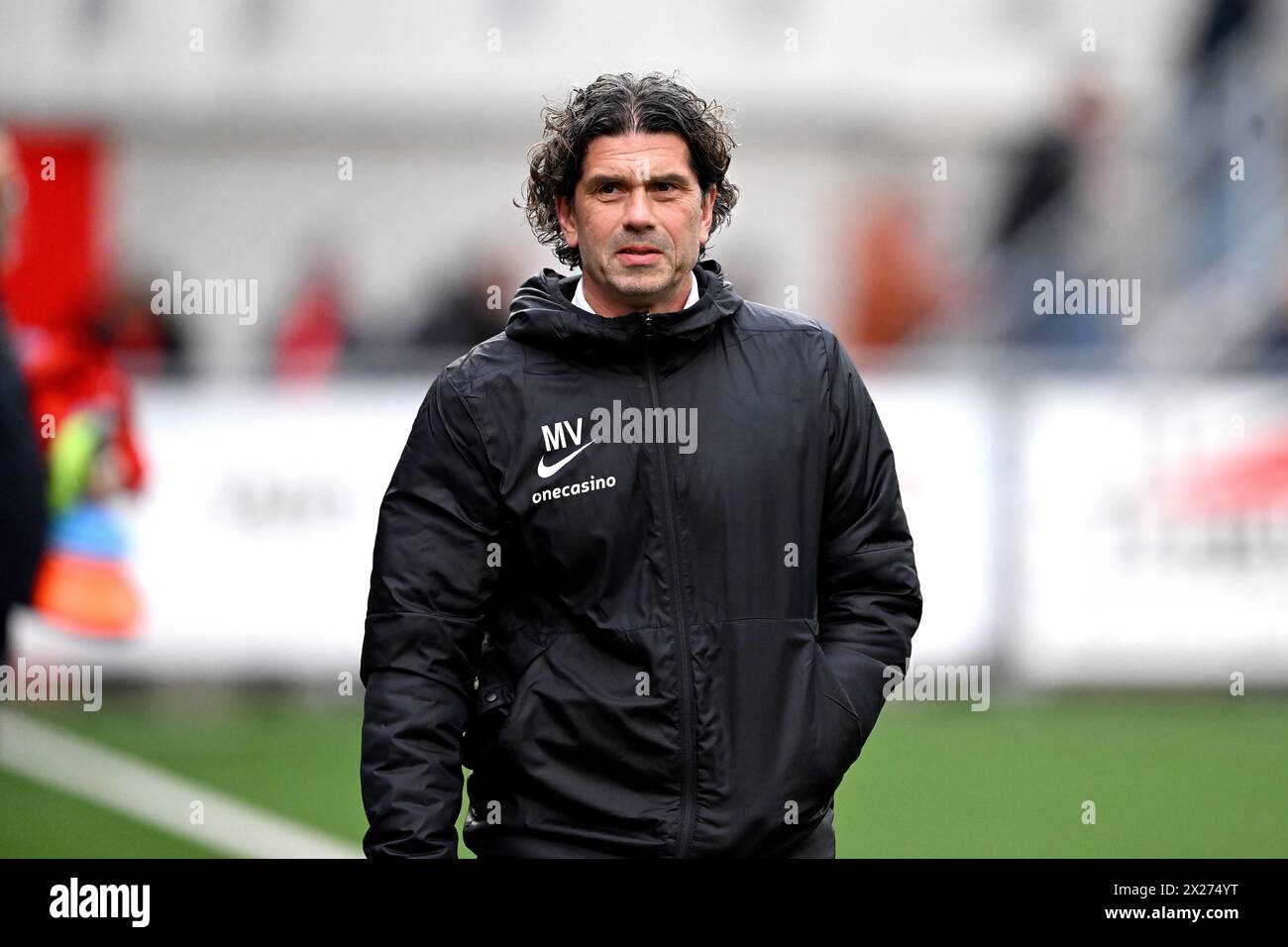 MAASTRICHT - MVV Maastricht coach Maurice Verberne prior to the Dutch ...