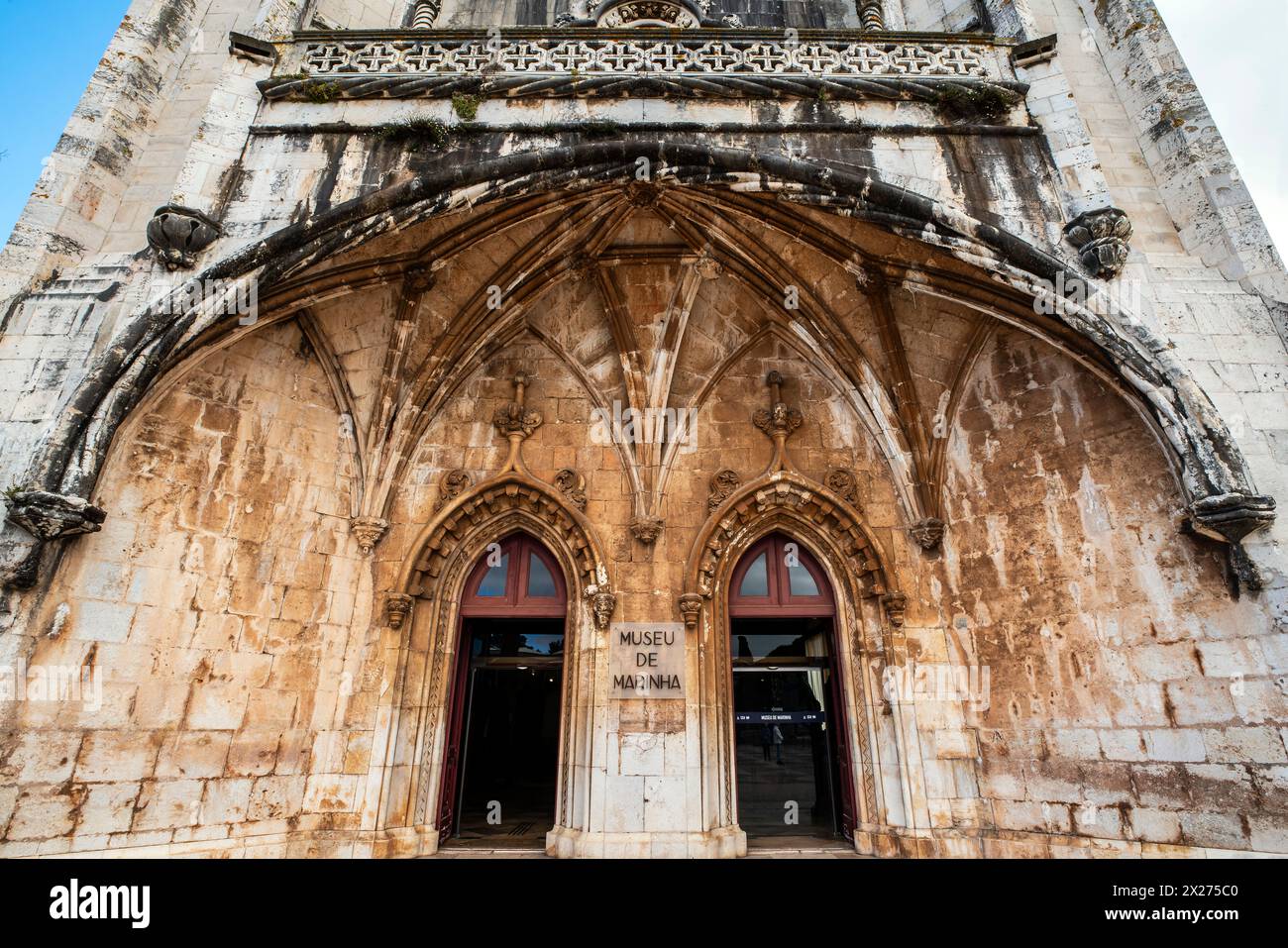 View of Jerónimos Monastery, parish of Belém in Lisbon. The Jerónimos ...