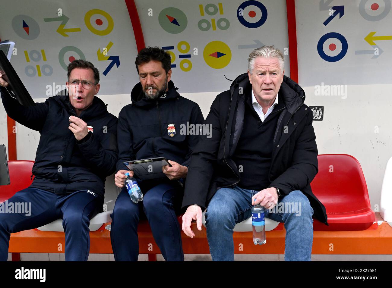 MAASTRICHT - Willem II coach Peter Maes prior to the Dutch Kitchen ...