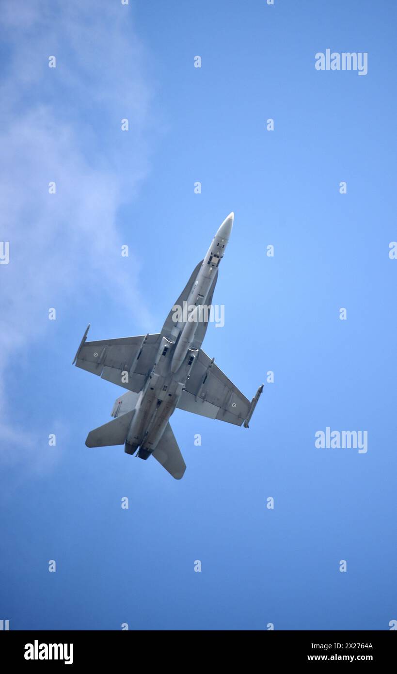 F - 18 Hornet During An Air Defender Exercise Stock Photo - Alamy