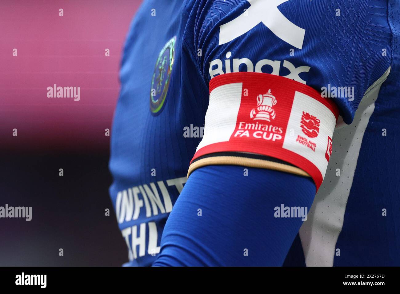 Wembley Stadium, London, UK. 20th Apr, 2024. FA Cup Semi Final Football ...
