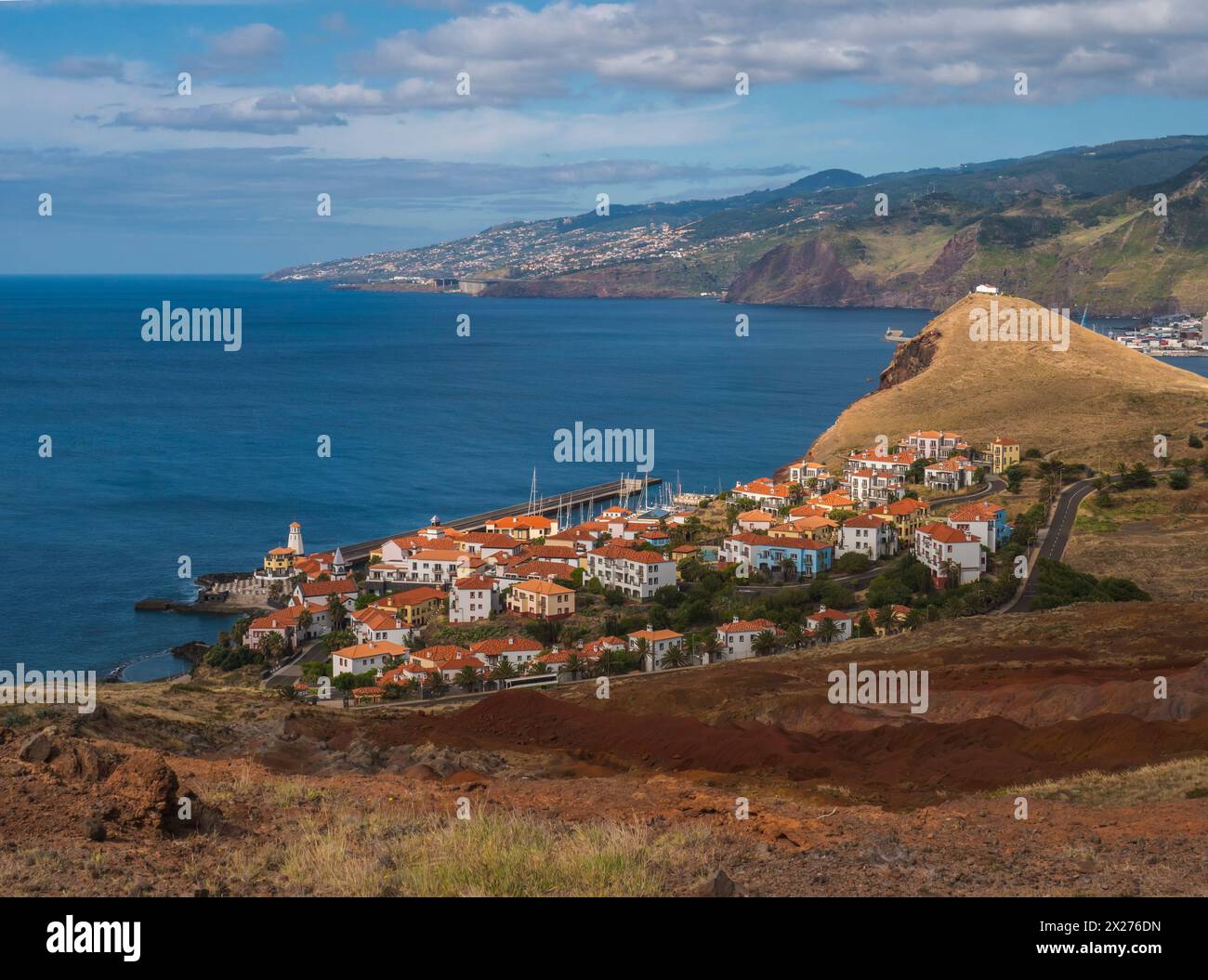 View of Quinta do Lorde Resort Hotel Marina and Canical, East coast of ...