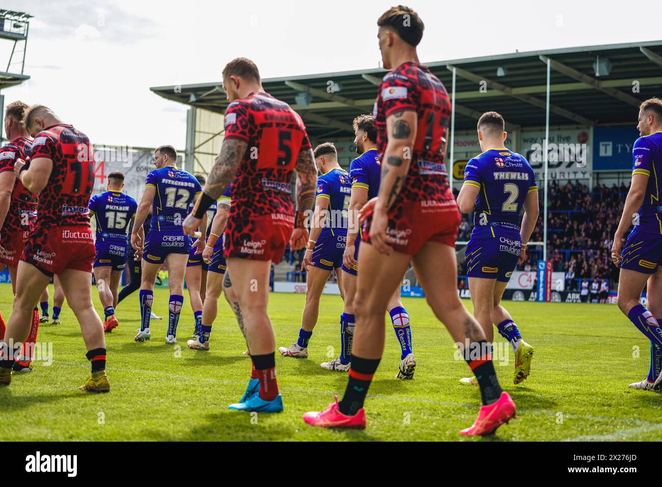 Warrington, Cheshire, UK. 20th April, 2024. Super League Rugby ...