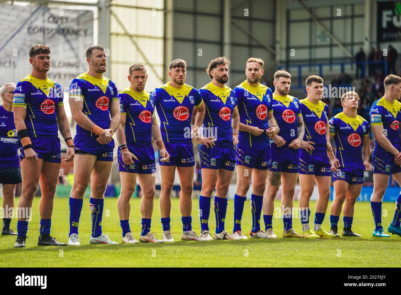 Warrington, Cheshire, UK. 20th April, 2024. Super League Rugby ...