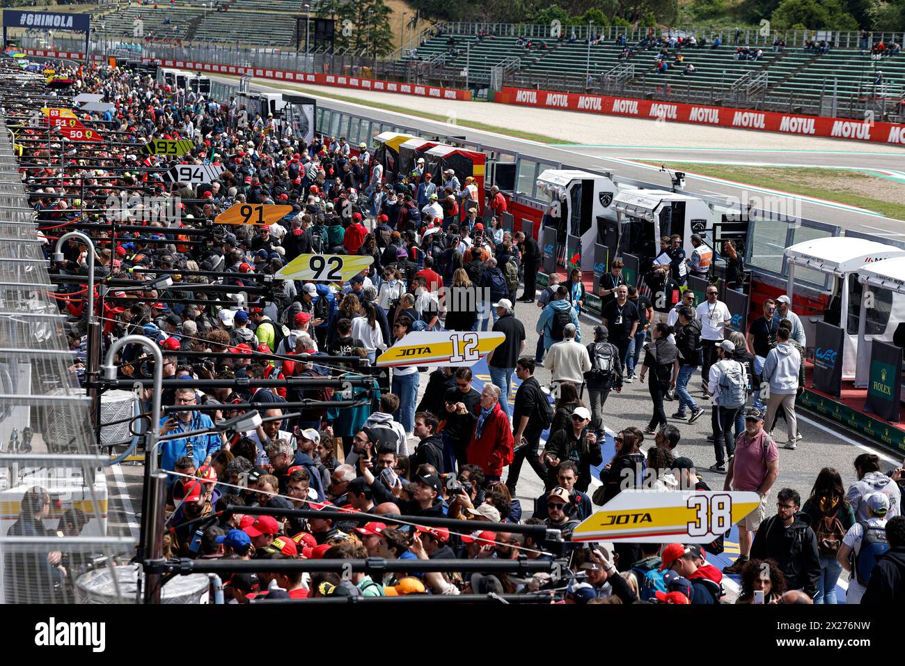Imola, Italie. 20th Apr, 2024. crowd, foule, fans during the 2024 6 ...