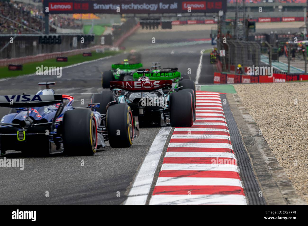 Shanghai, China, April 20, George Russell, from the United Kingdom ...