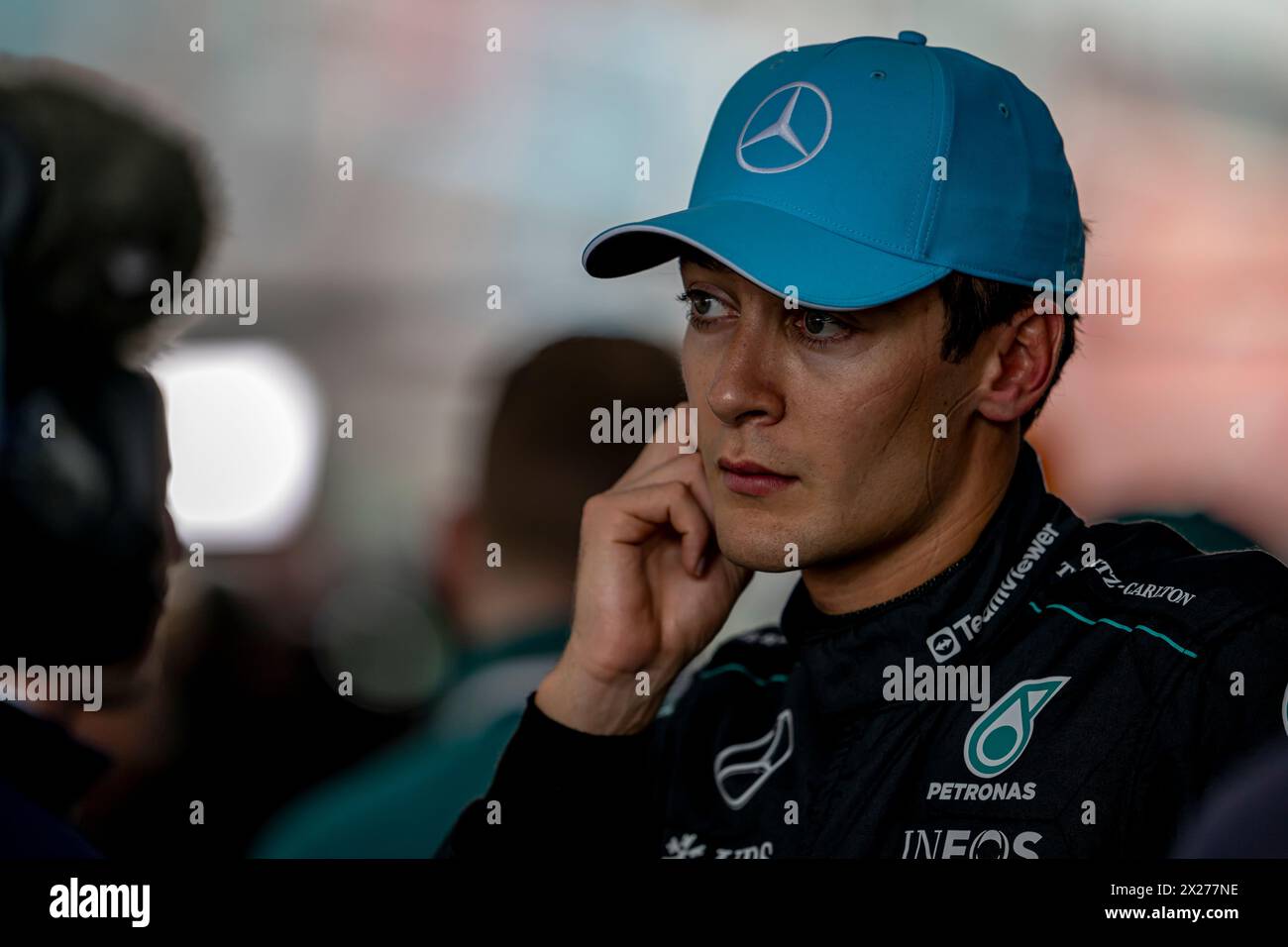 Shanghai, China, April 20, George Russell, from the United Kingdom ...