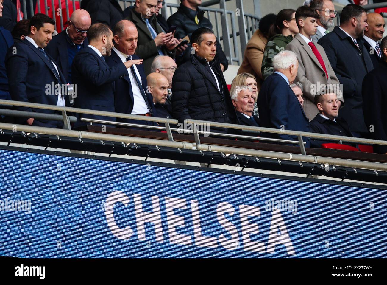 LONDON, UK - 20th Apr 2024: Chelsea co-owner Behdad Eghbali looks on ...