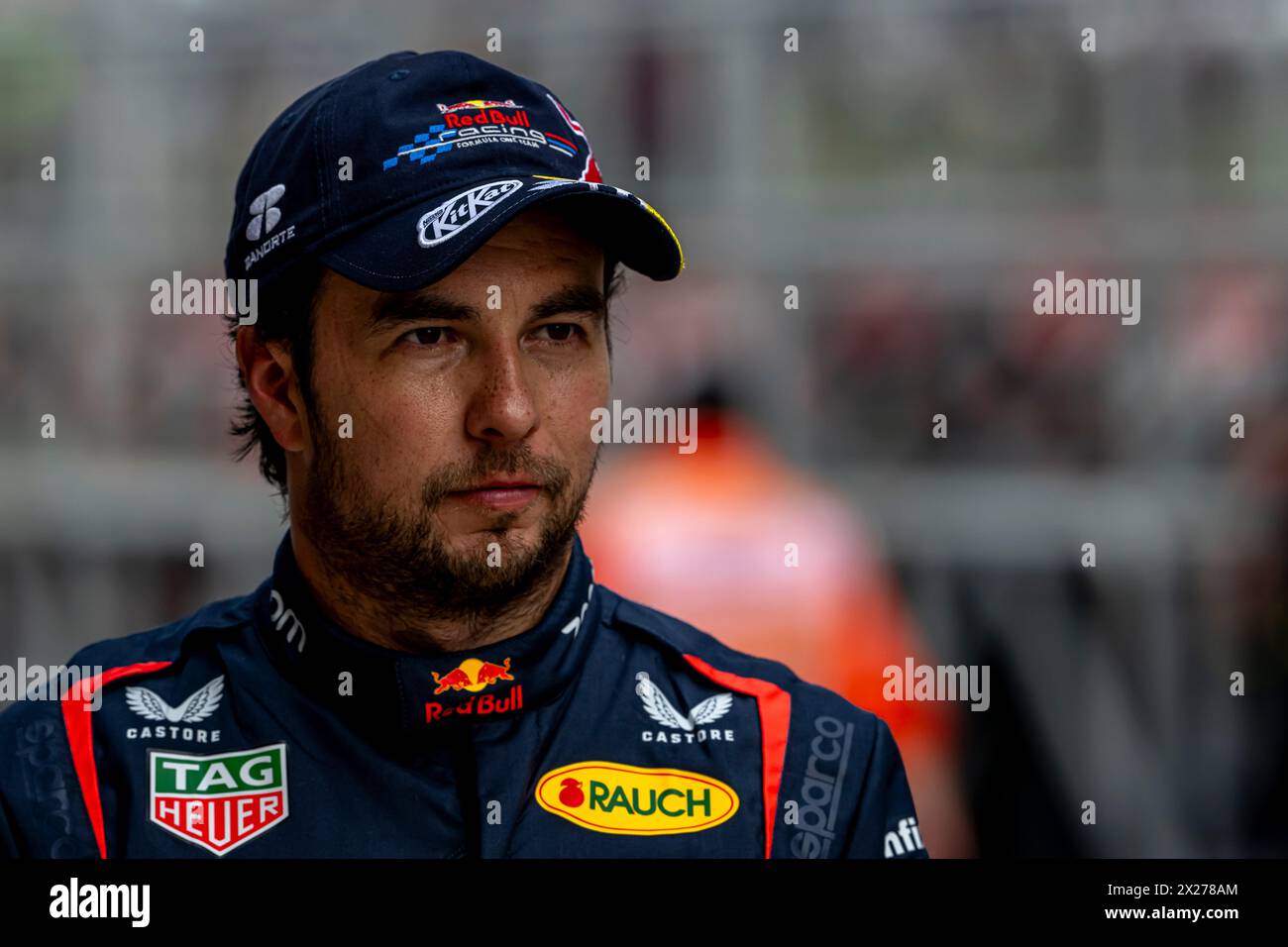 Shanghai, China, April 20, Sergio Perez, from Mexico competes for Red ...