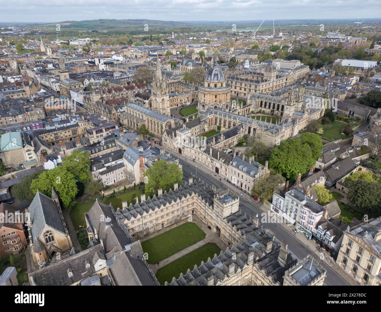 Aerial view of Stadium MK, home ground on the MK Dons in Milton Keynes ...