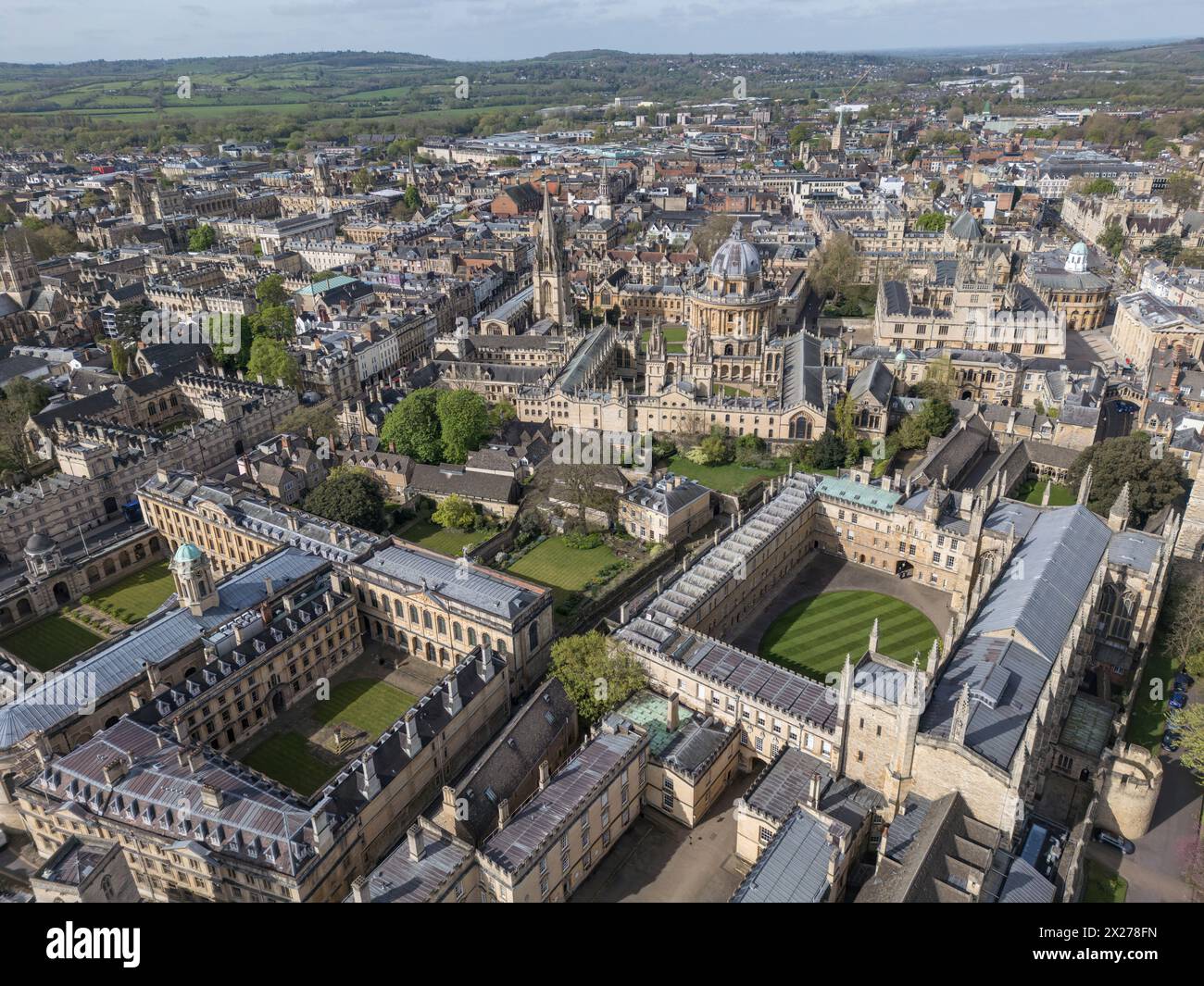Aerial view of Stadium MK, home ground on the MK Dons in Milton Keynes ...