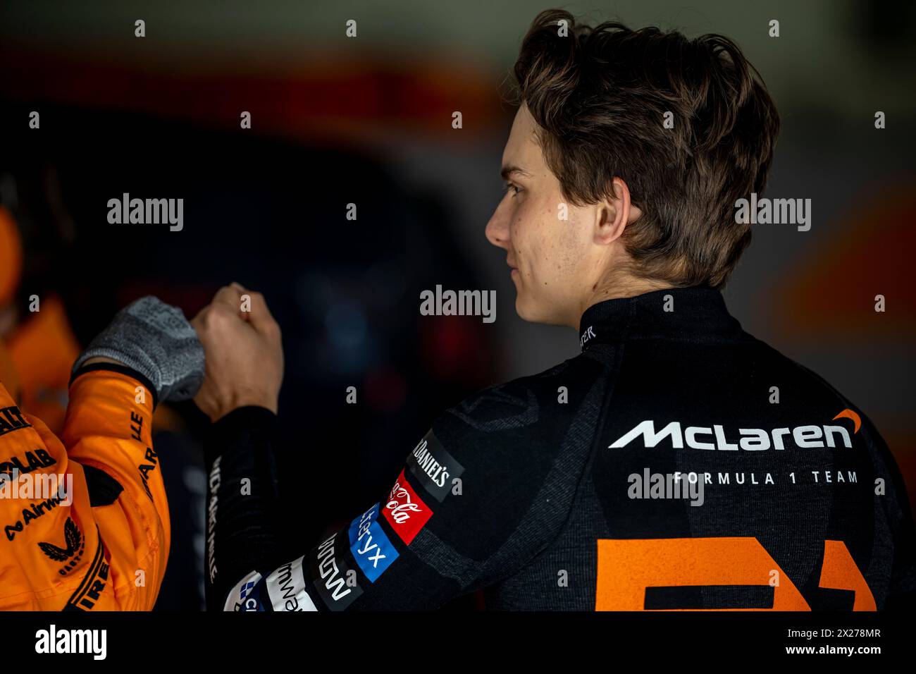 Shanghai, China, April 20, Oscar Piastri, from Australia competes for ...