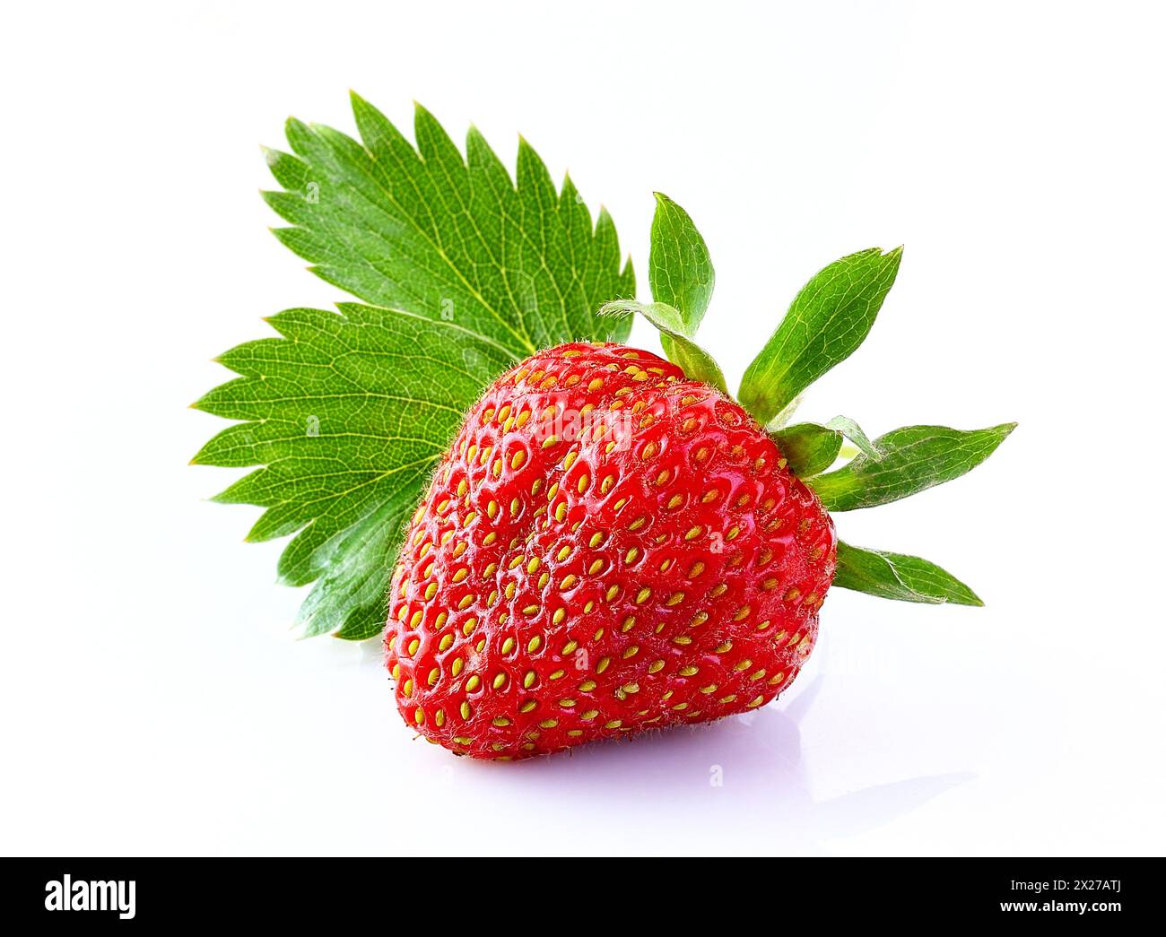 strawberry isolated white background Stock Photo - Alamy