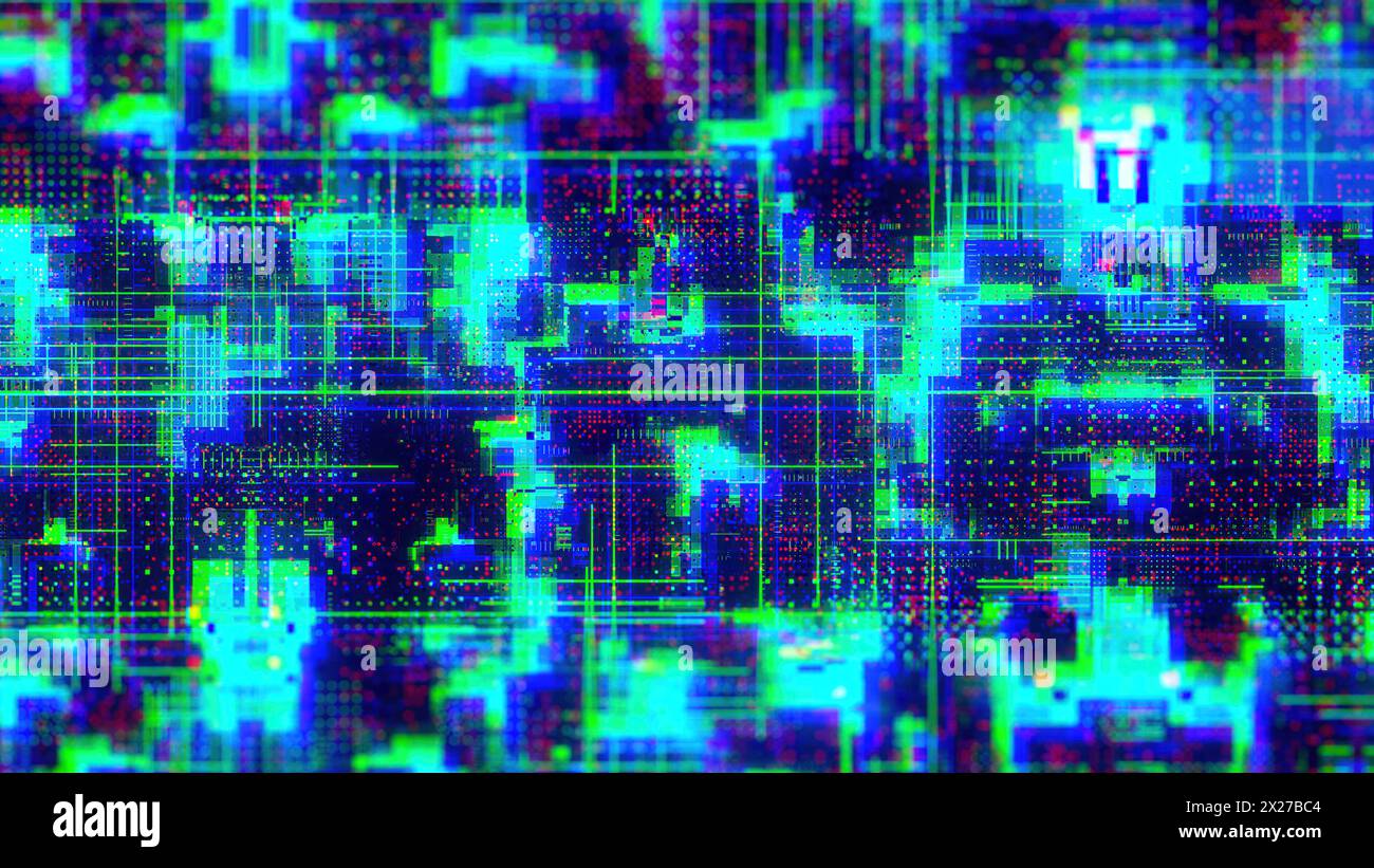 Cyberpunk technology background. Computer generated 3d render Stock Photo - Alamy