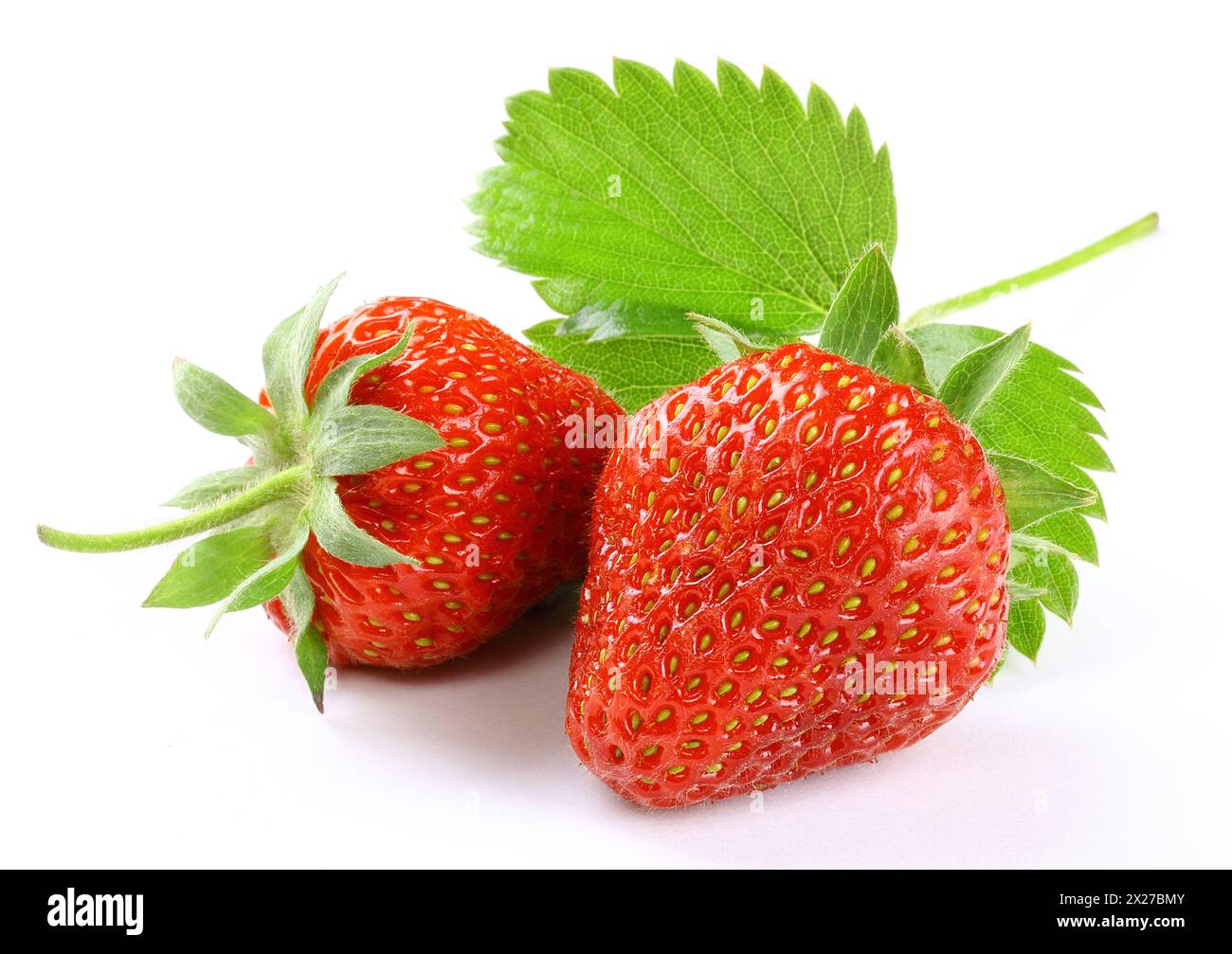 strawberry isolated white background Stock Photo - Alamy