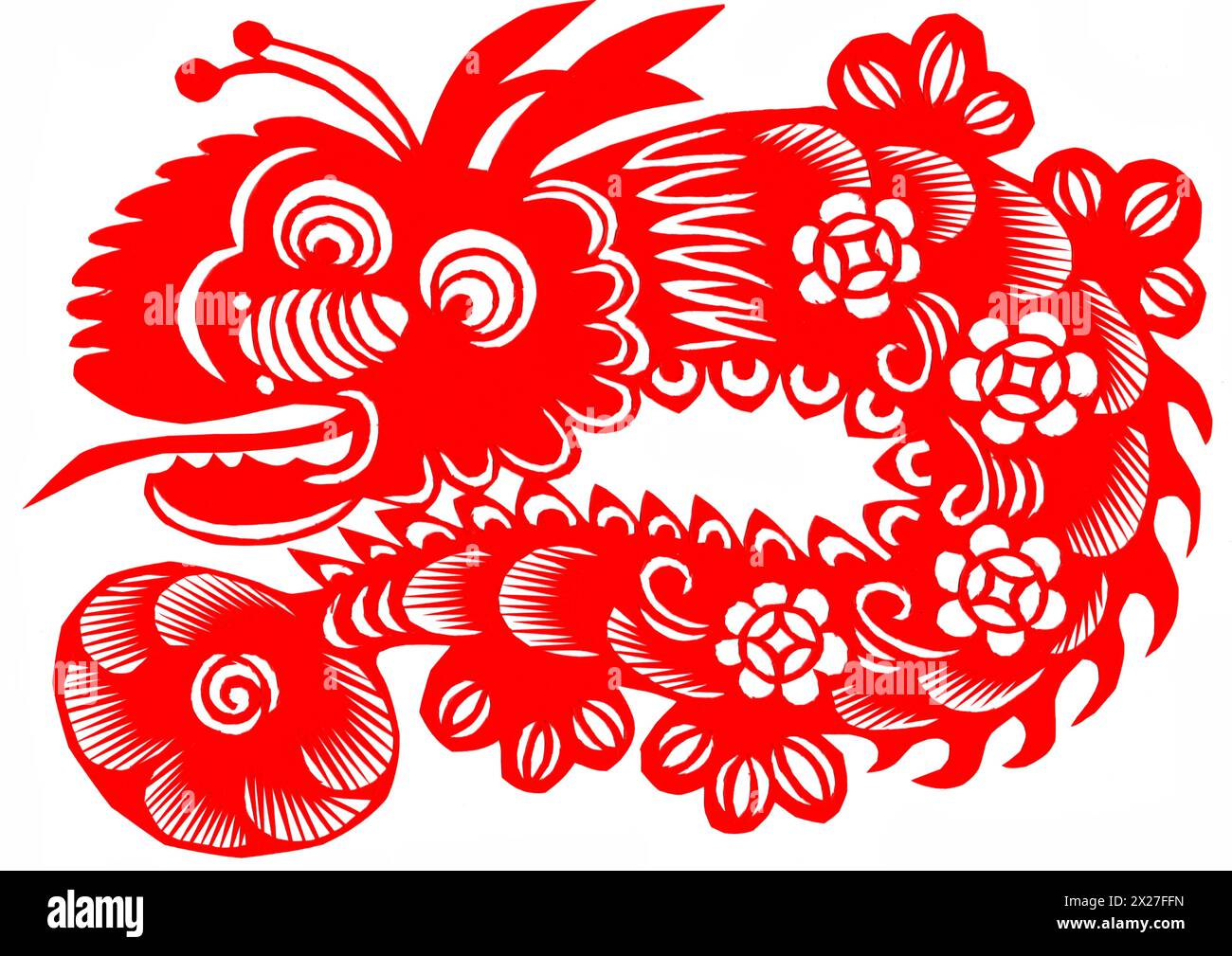 Traditional paper cut dragon hi-res stock photography and images - Alamy