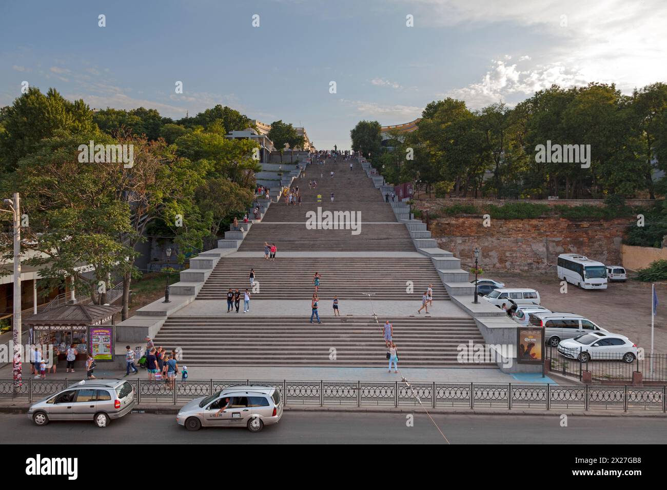 Odessa, Ukraine - June 28 2018: The Potemkin Stairs, or Potemkin Steps ...