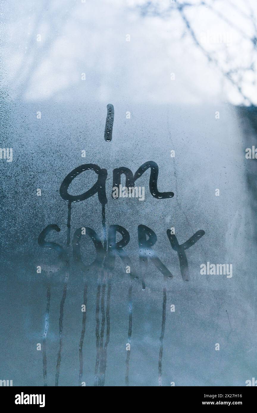 I am sorry word hi-res stock photography and images - Alamy