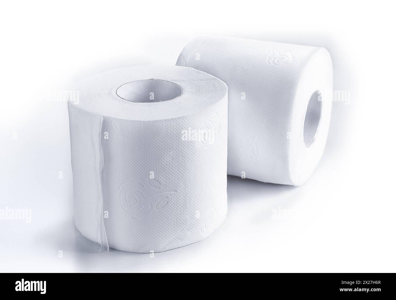 toilet paper roll isolated white background Stock Photo - Alamy