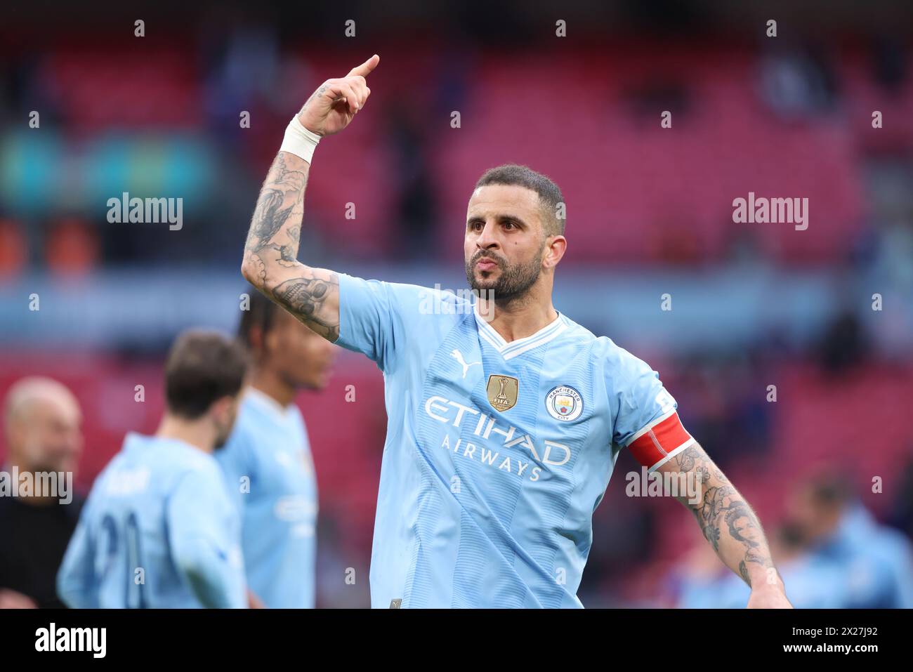 Kyle walker manchester city 2024 fa cup hi-res stock photography and ...