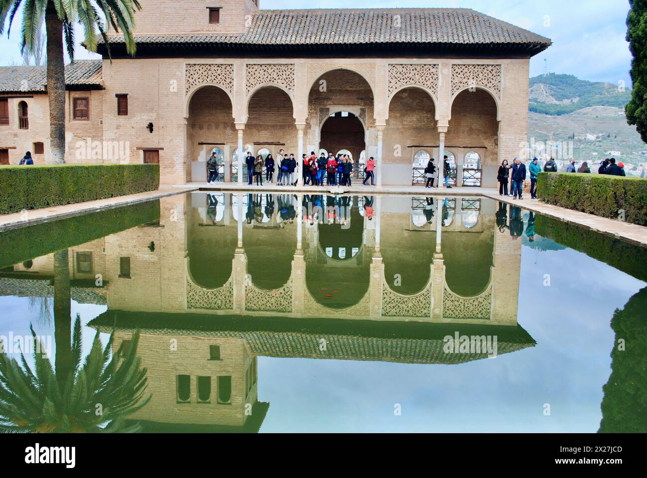 Alhambra palace and fortress complex in Granada, Andalusia, Spain Stock ...