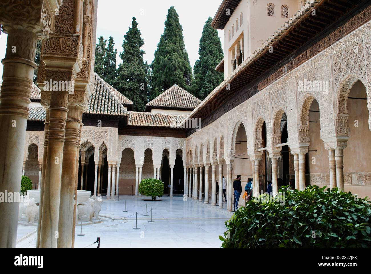 Alhambra palace and fortress complex in Granada, Andalusia, Spain Stock ...