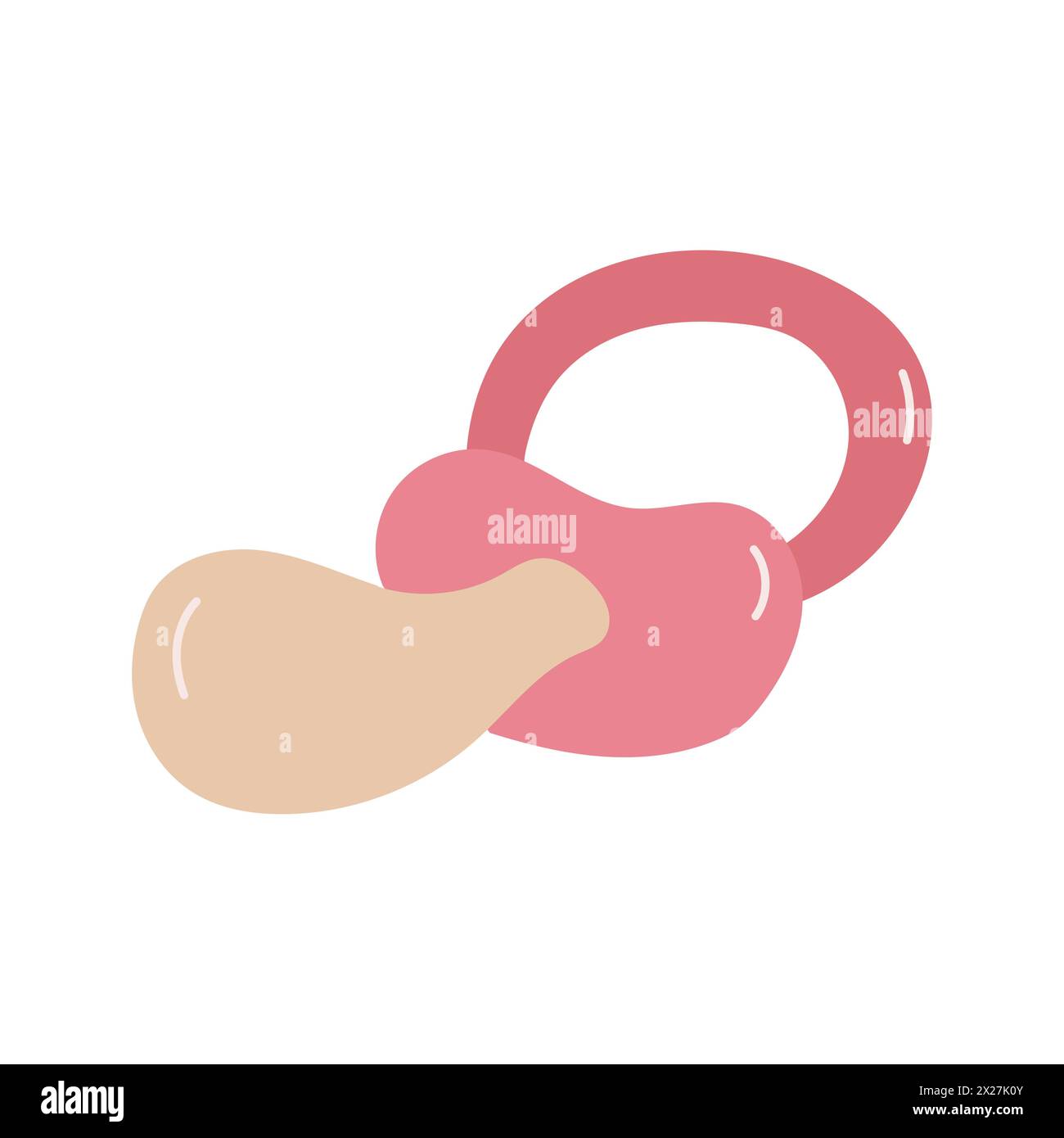 Pink Nipple Vector Illustration On White Background Stock Vector Image