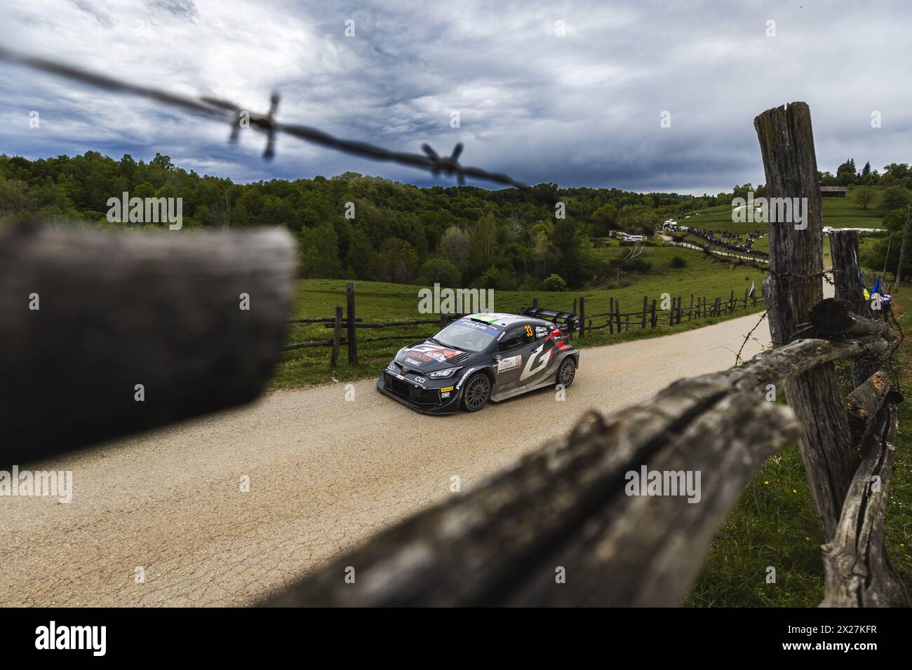 33 EVANS Elfyn, MARTIN Scott, Toyota GR Yaris Rally1, action during the ...