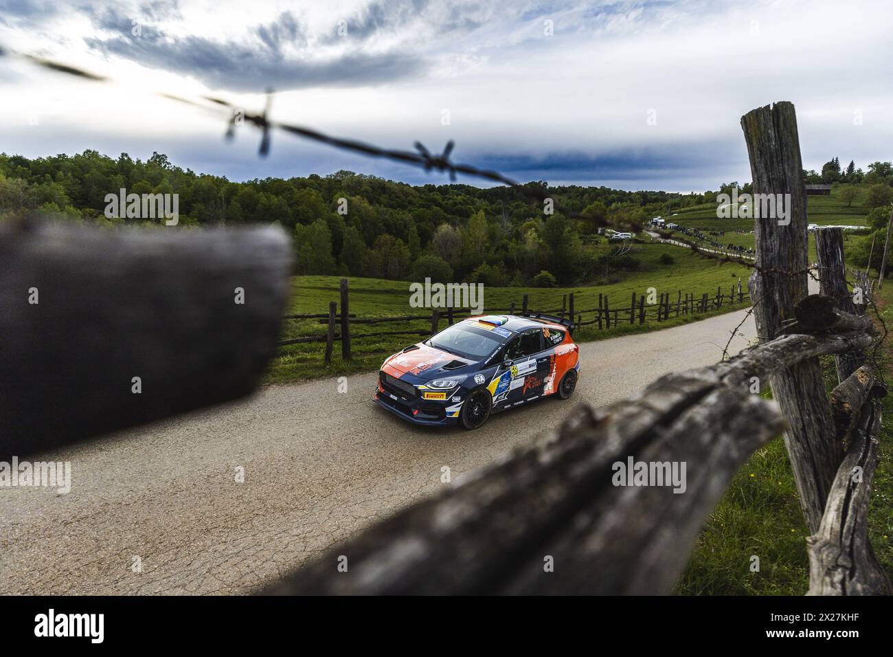 58 Max SMART, Cameron FAIR, Fiesta Rally3, action during the Croatia ...