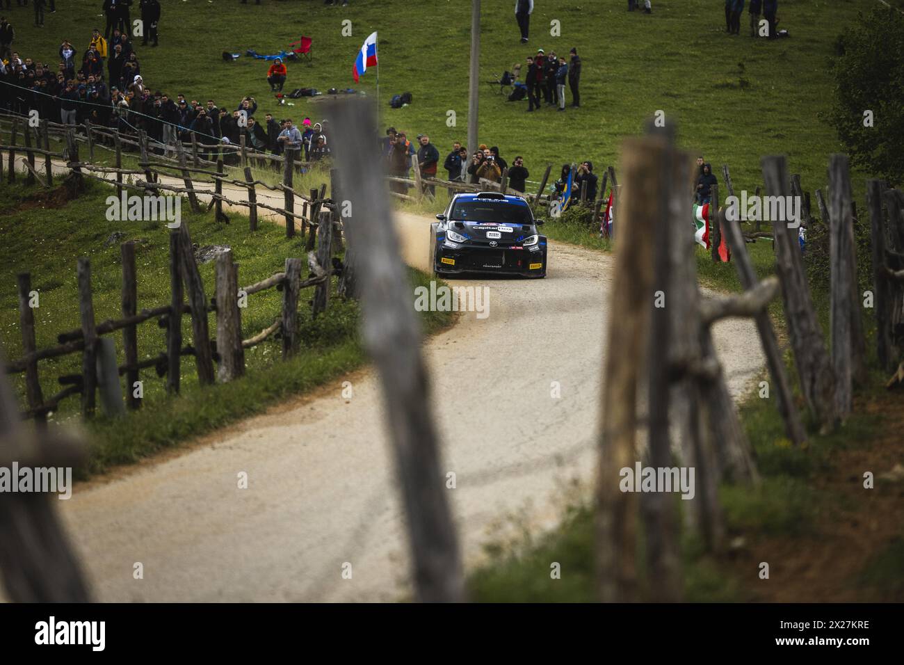 22 PAJARI Sami, MALKONEN Enni, Toyota Yaris Rally2, action during the ...