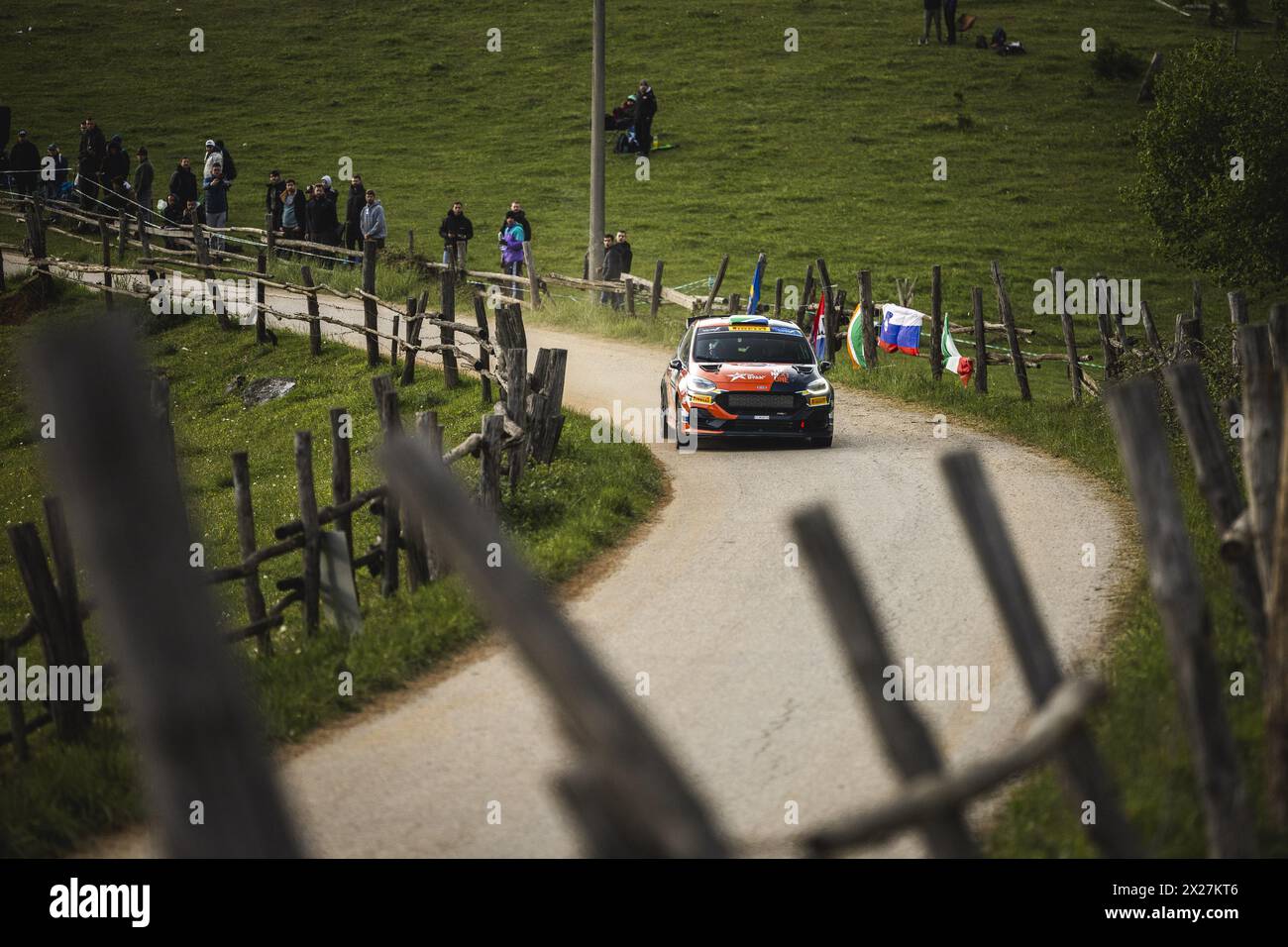 58 Max SMART, Cameron FAIR, Fiesta Rally3, action during the Croatia ...