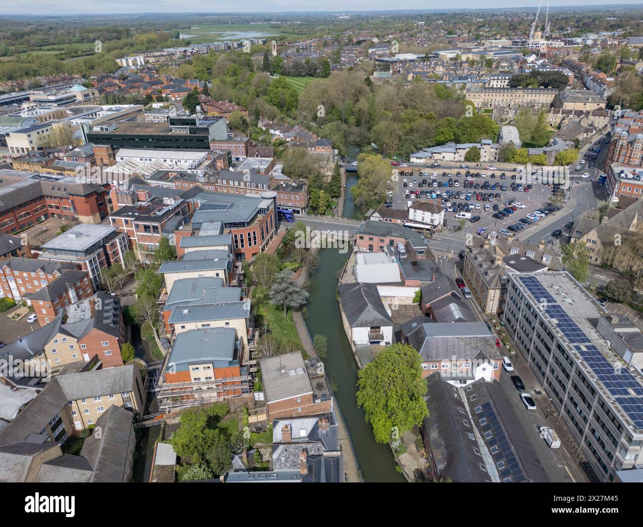 Aerial view of oxford hi-res stock photography and images - Alamy
