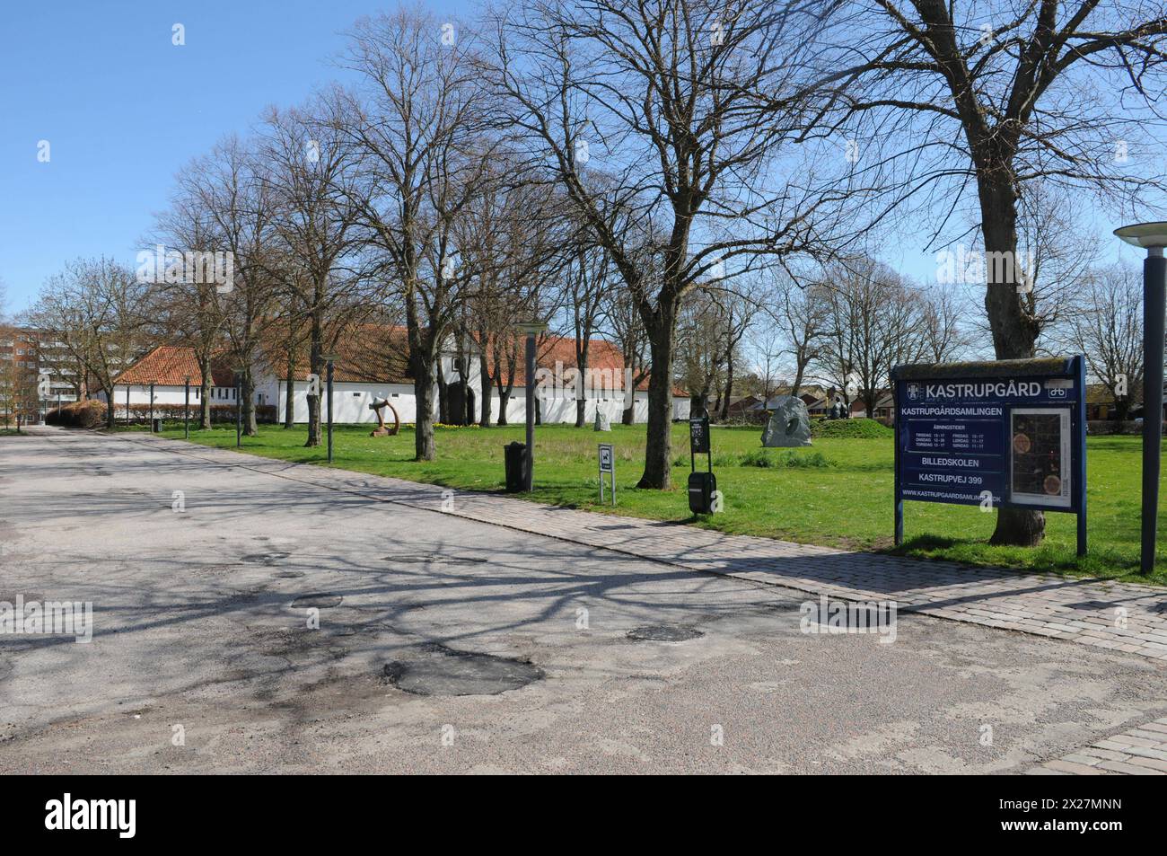 Kastrup/Copenhgen/ Denmark/20 April 2024/.Kastrupgaarden musem in ...