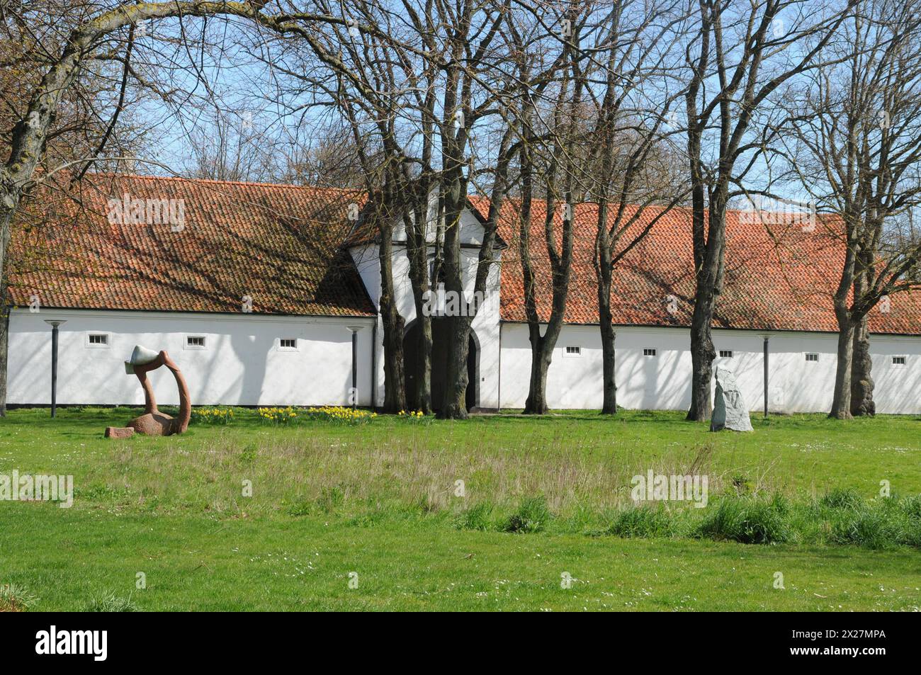 Kastrup/Copenhgen/ Denmark/20 April 2024/.Kastrupgaarden musem in ...