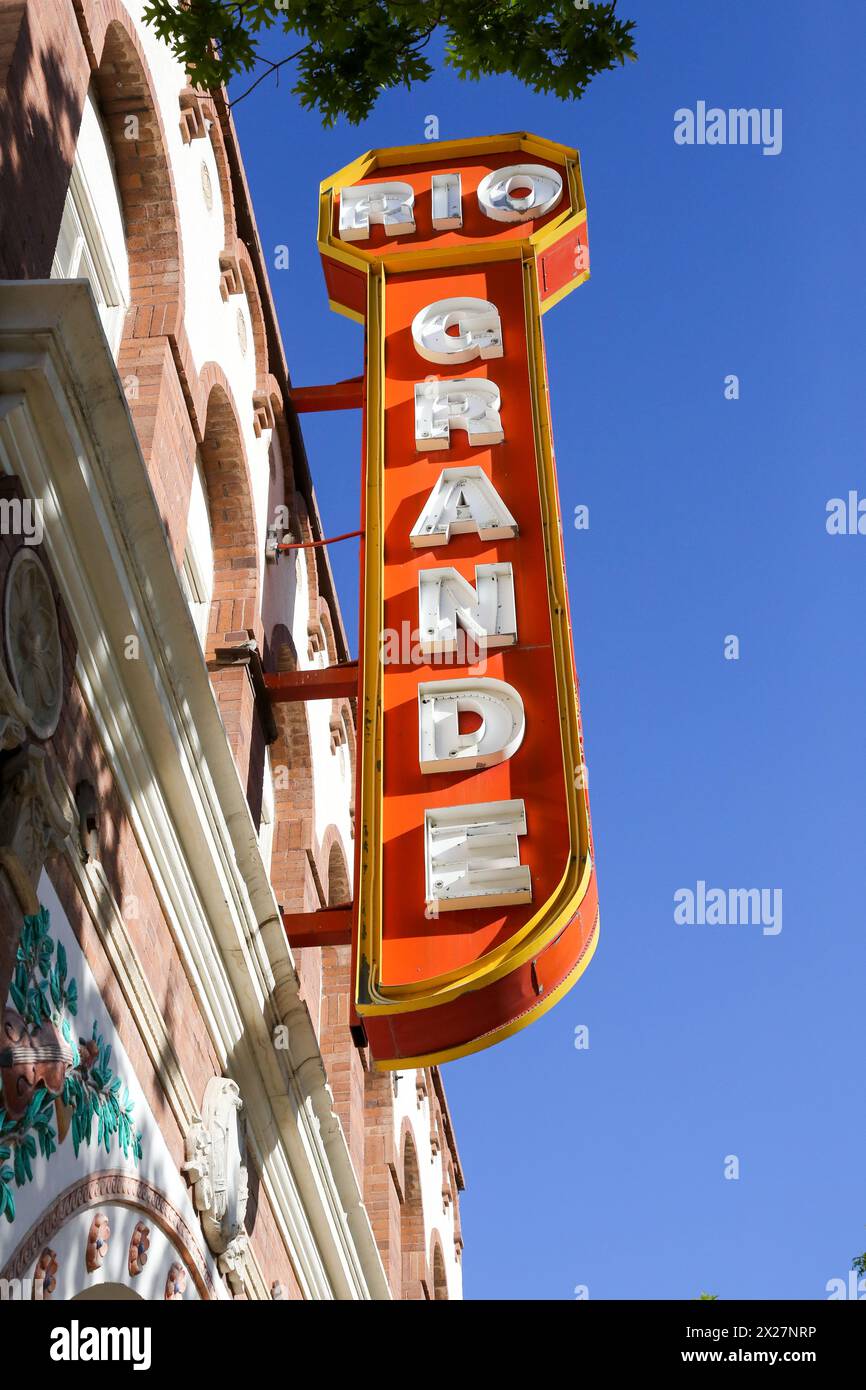 Historical Rio Grand Theatre in Las Cruces, New Mexico Stock Photo - Alamy