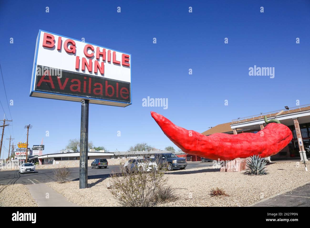 World's Largest Chili Pepper Statue, Las Cruces, New Mexico Stock Photo ...