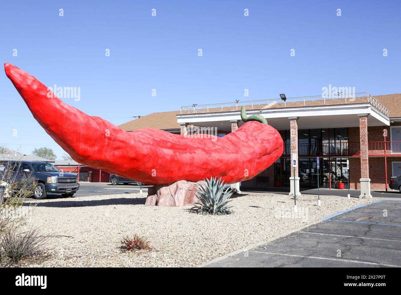 World's Largest Chili Pepper Statue, Las Cruces, New Mexico Stock Photo ...