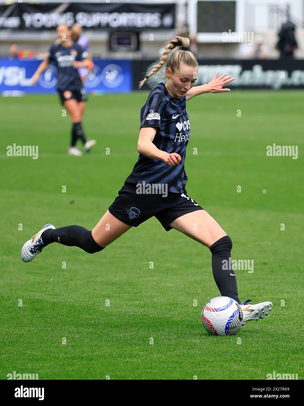 Washington DC, USA. 20th Apr, 2024. Washington Spirit Defender (14 ...