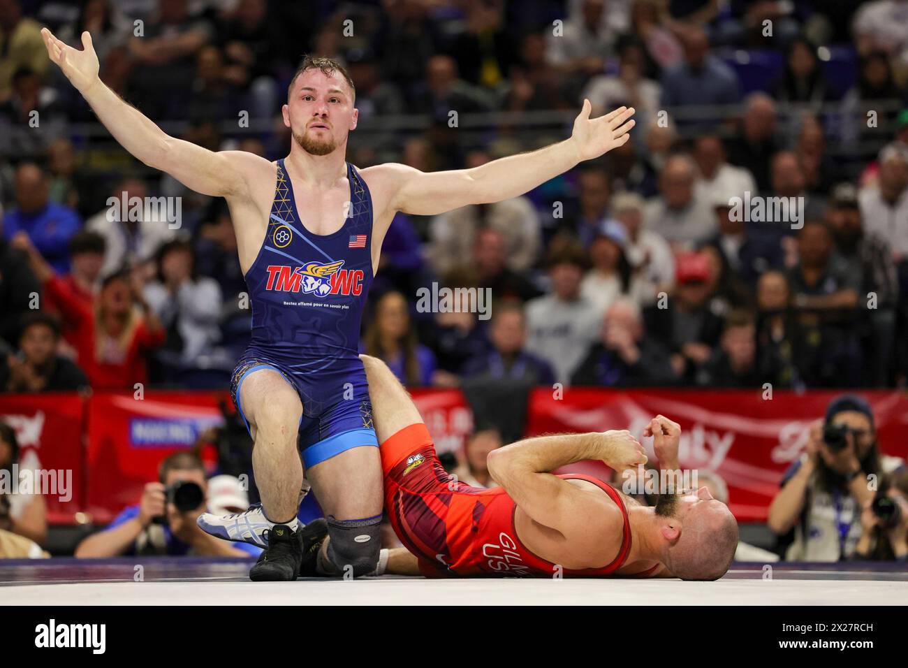 State College, Pennsylvania, USA. 20th Apr, 2024. SPENCER LEE (Hawkeye WC/Titan Mercury WC ...