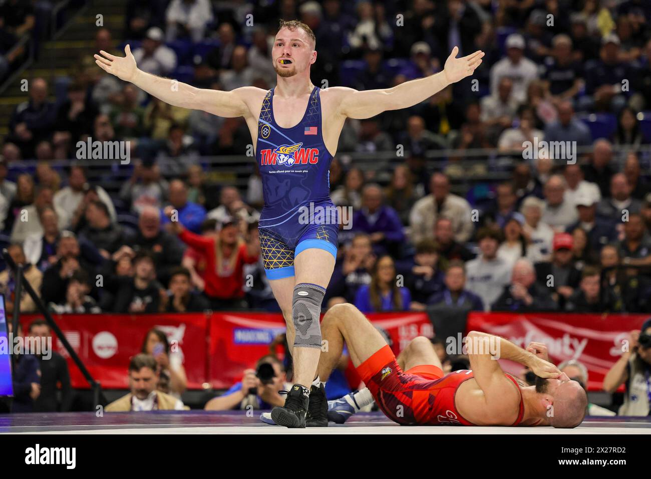 State College, Pennsylvania, USA. 20th Apr, 2024. SPENCER LEE (Hawkeye WC/Titan Mercury WC ...