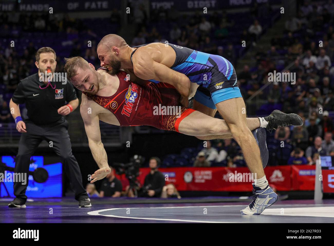 State College, Pennsylvania, USA. 20th Apr, 2024. THOMAS GILMAN (Nittany Lion WC/Titan Mercury ...