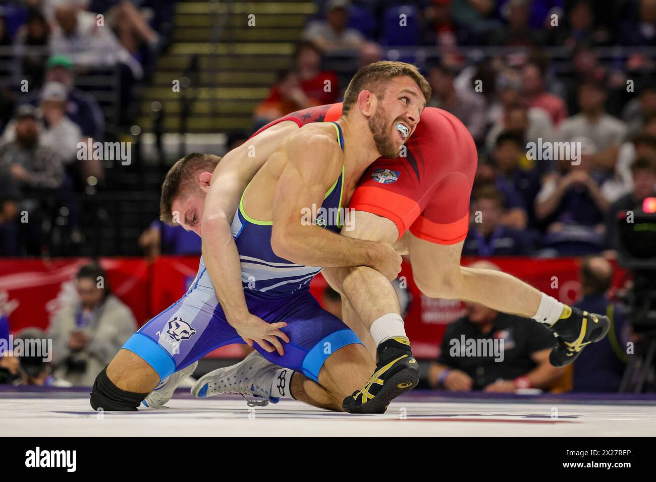 State College, Pennsylvania, USA. 20th Apr, 2024. ZAIN RETHERFORD (Nittany Lion WC/Titan Mercury ...