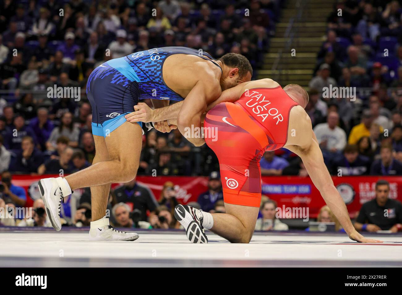 State College, Pennsylvania, USA. 20th Apr, 2024. AARON BROOKS (Nittany Lion WC/Titan Mercury WC ...