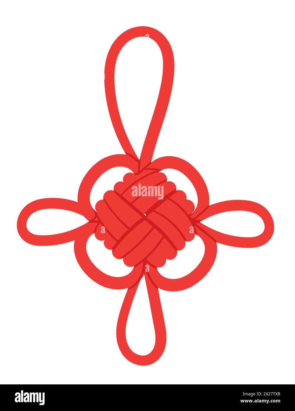 Isolated chinese lucky knot chinese Stock Vector Images - Alamy