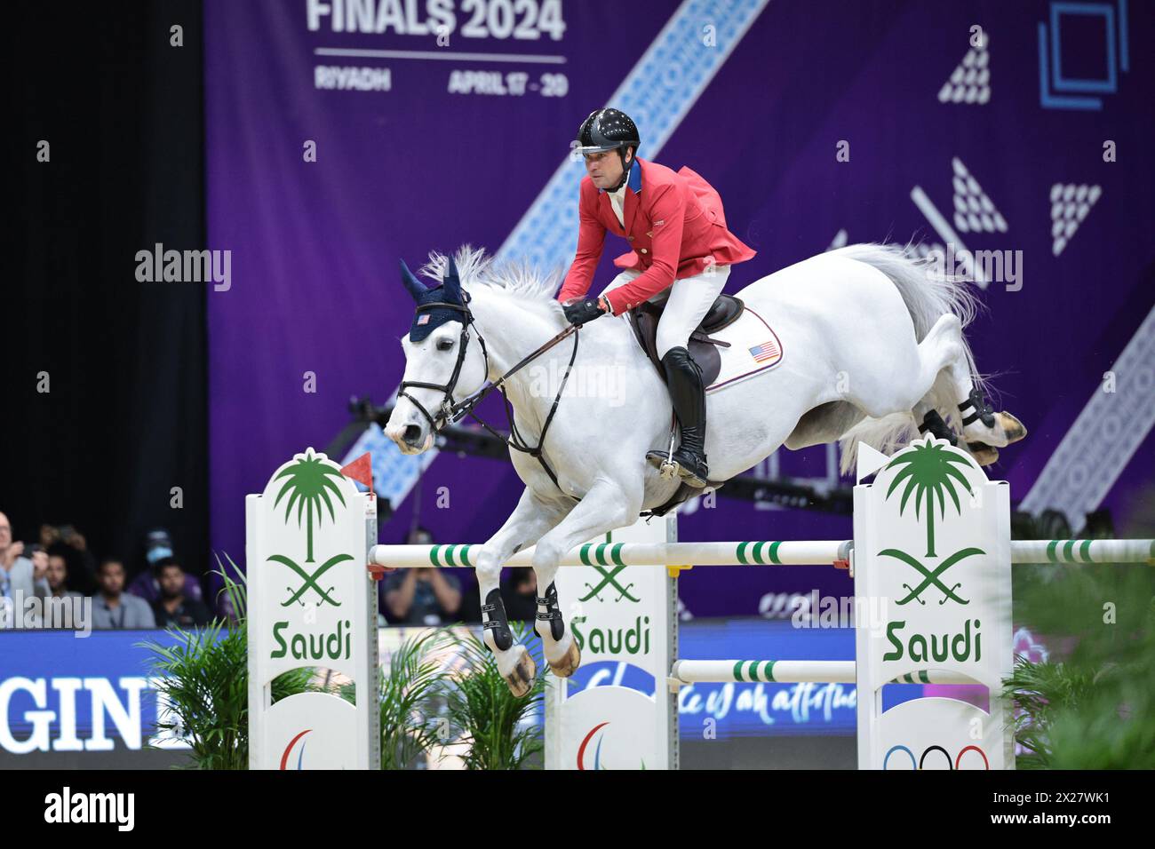Riyadh, Saudi Arabia. 20th Apr, 2024. Devin Ryan of United States with ...