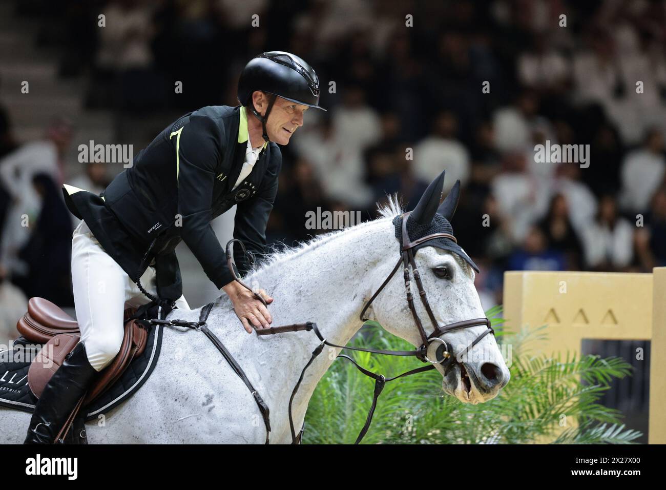 Riyadh, Saudi Arabia. 20th Apr, 2024. Peder Fredricson of Sweden with ...