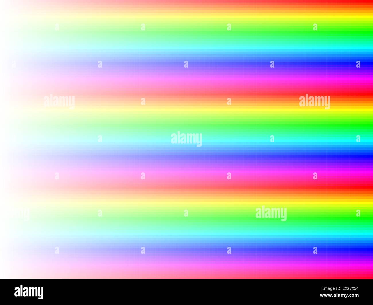Rainbow stripes gradient with squares mosaic pattern, white background ...
