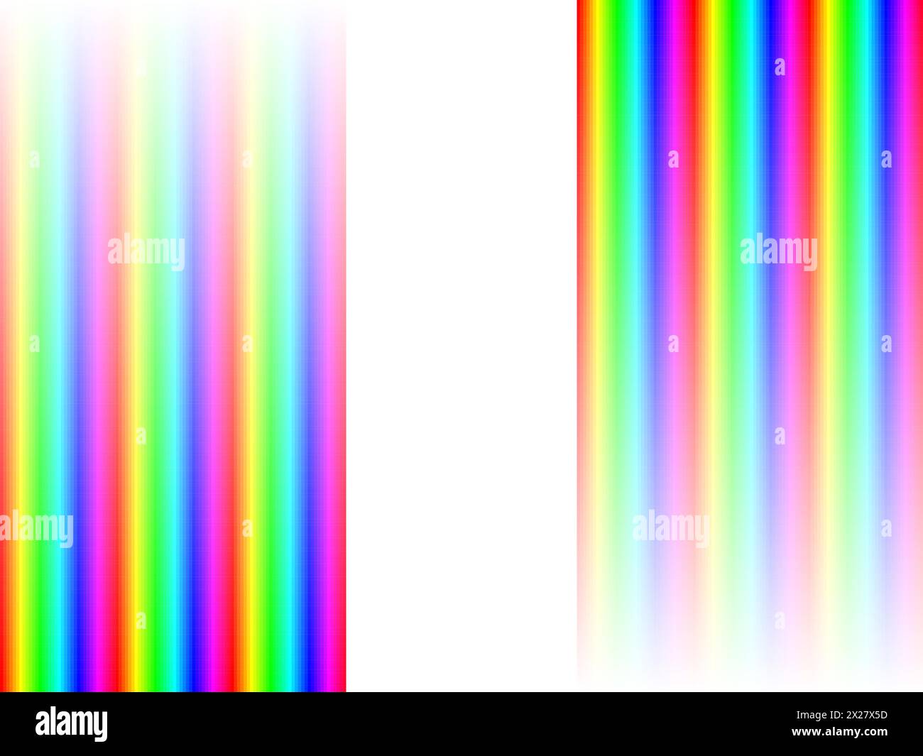 Rainbow stripes gradient with squares mosaic pattern, white background ...